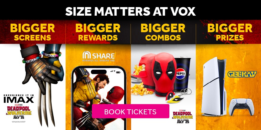 New Movies Releases - Buy Online Tickets and Snacks | VOX Cinemas UAE